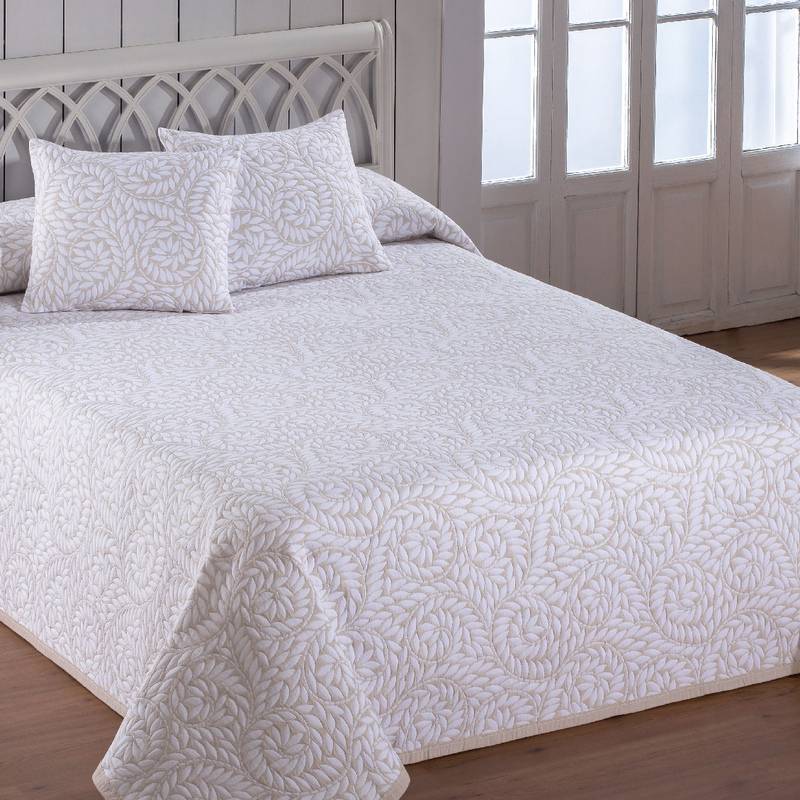 Colcha Jacquard Olimpia Color Crema