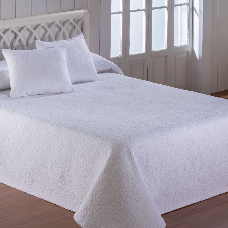 Colcha Jacquard Olimpia Color Blanco